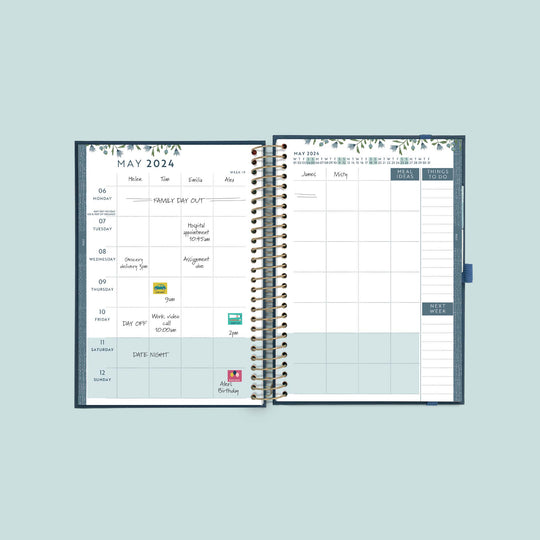 Family Life Book A5 Diary | Academic Diary 2023 2024 - Boxclever Press