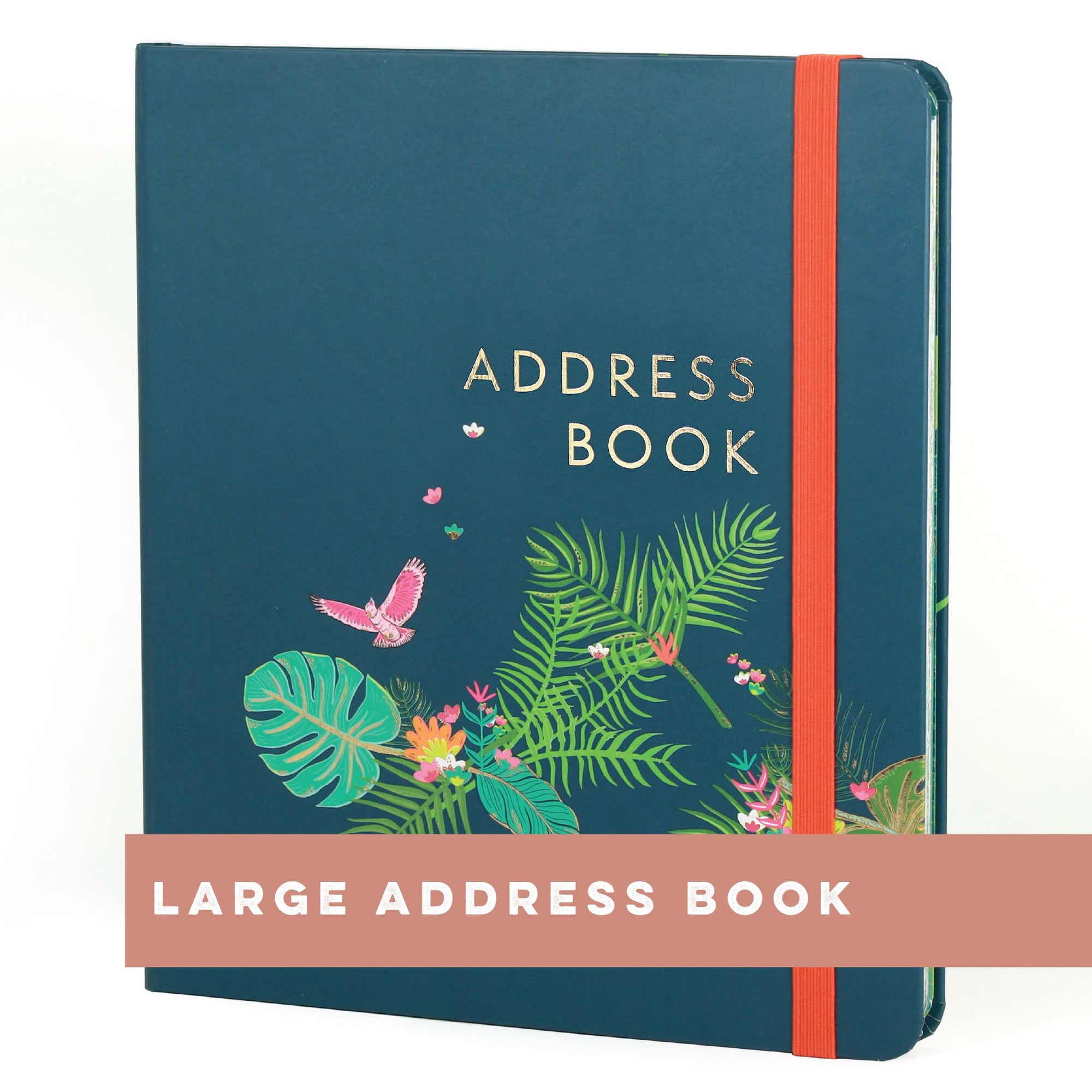 Large Address Book with A to Z Tabs - Boxclever Press