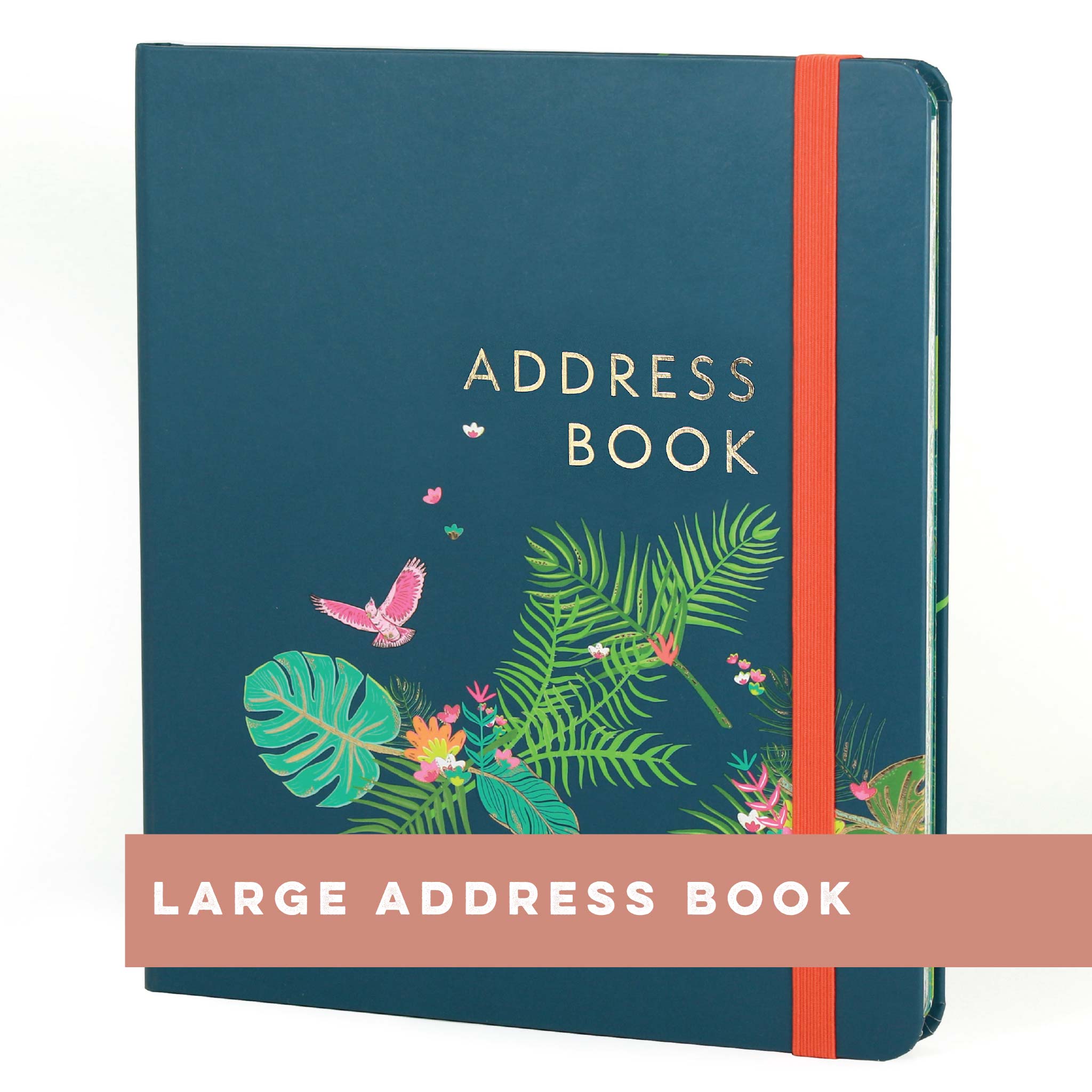 Large Address Book with A to Z Tabs - Boxclever Press