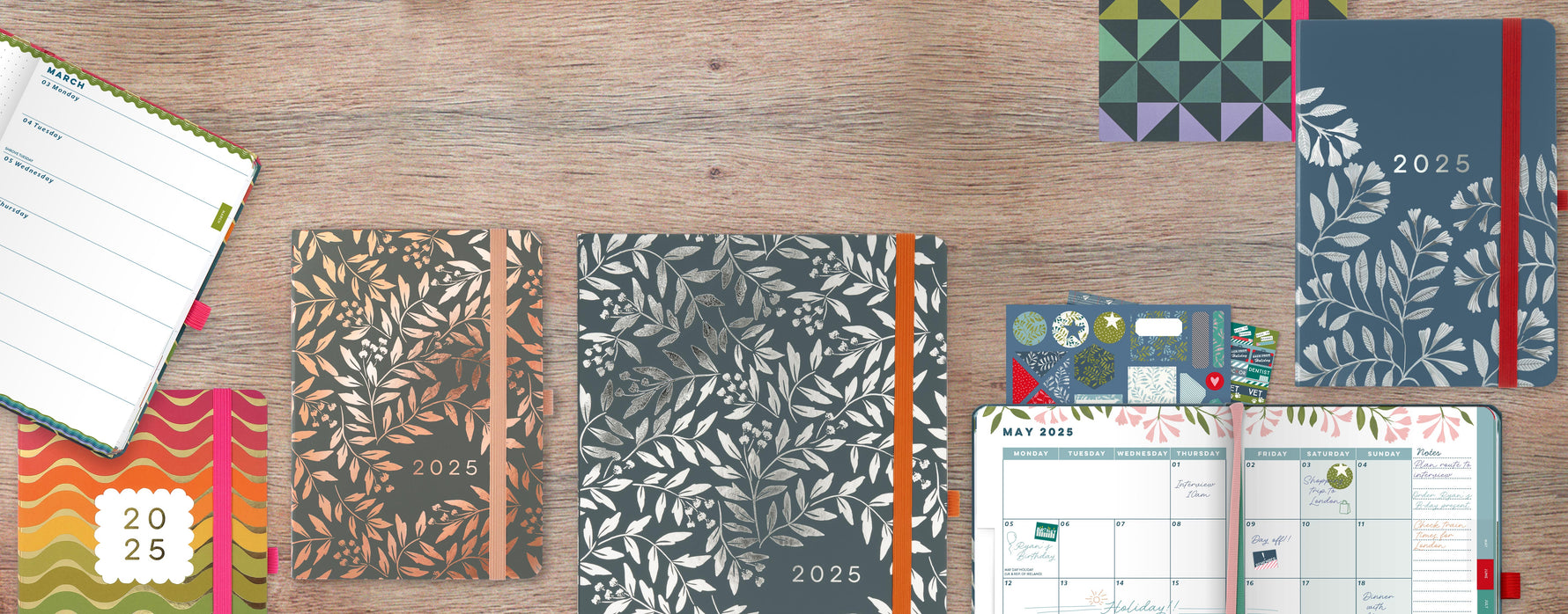 Stylish & Practical Diaries for 2025 - Boxclever Press