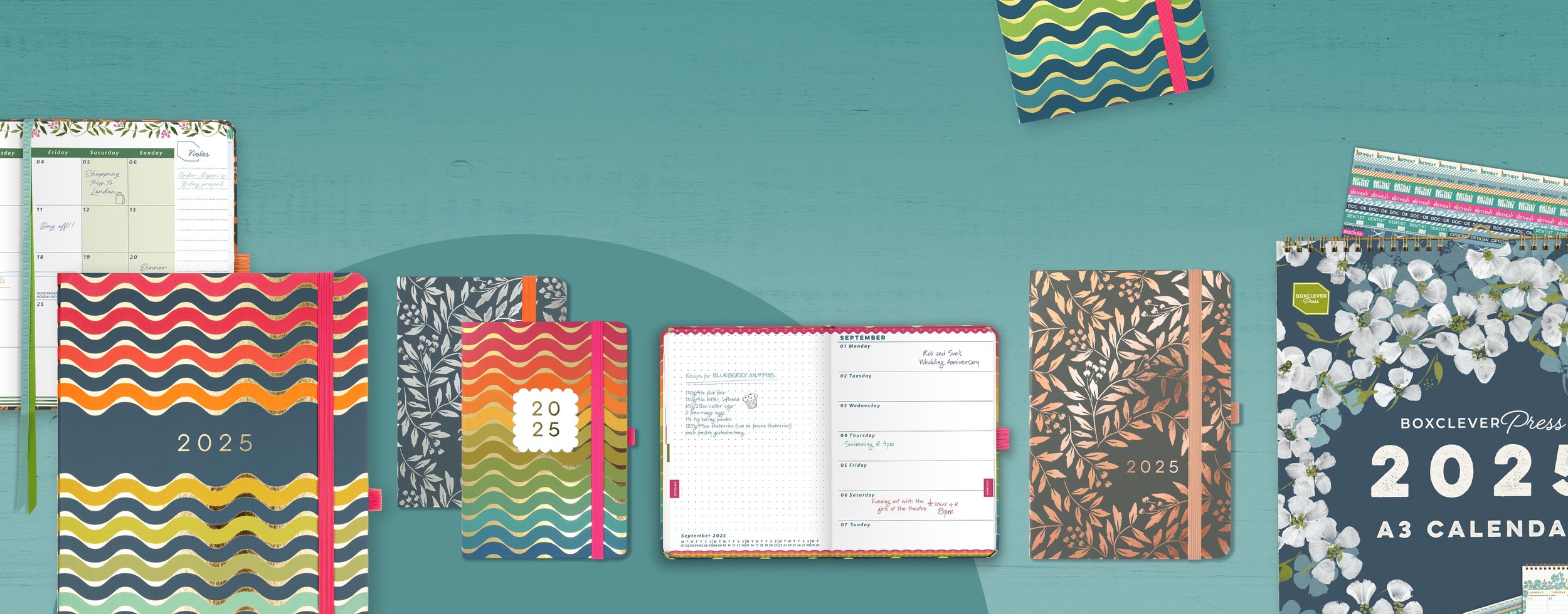 Academic & Full Year Wall Calendars | Desk Calendars - Boxclever Press