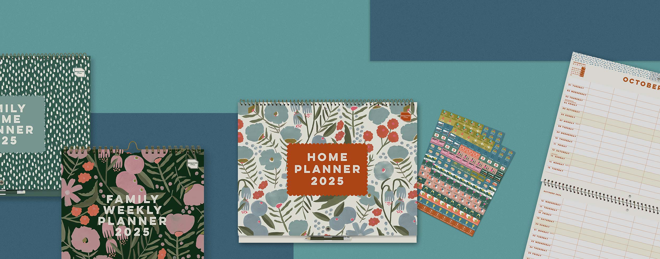 Academic & Full Year Wall Calendars | Desk Calendars - Boxclever Press