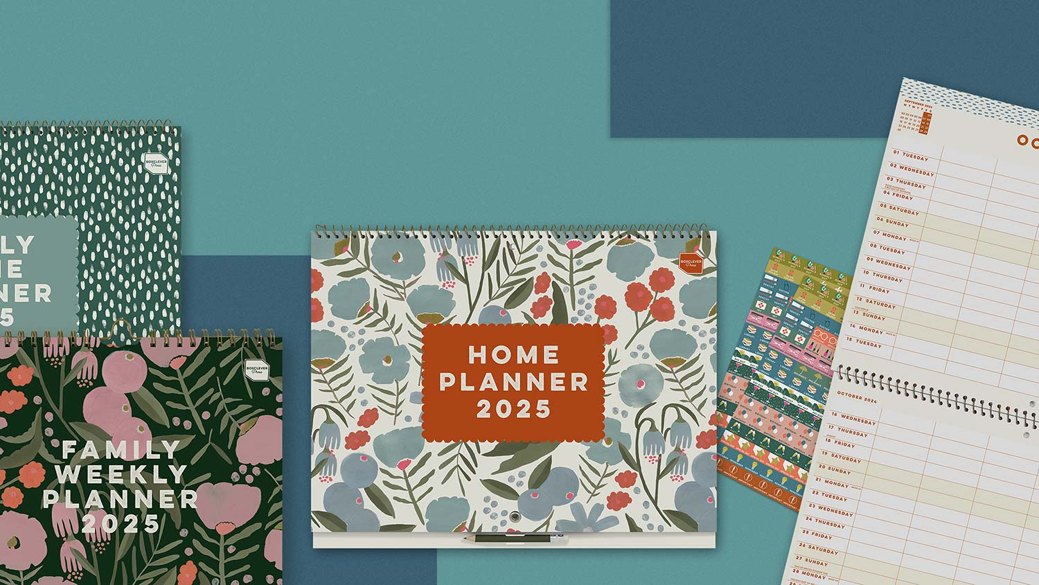 Academic & Full Year Wall Calendars | Desk Calendars - Boxclever Press